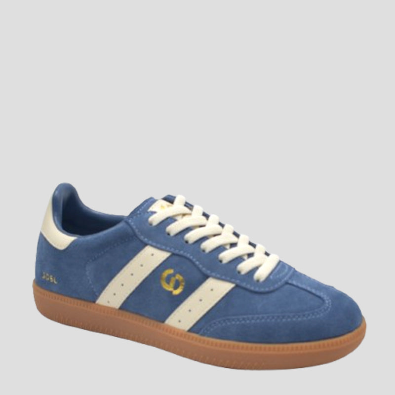 2001 PARALLEL - PEACOCK BLUE SUEDE SNEAKERS – Ians Shoes for Women