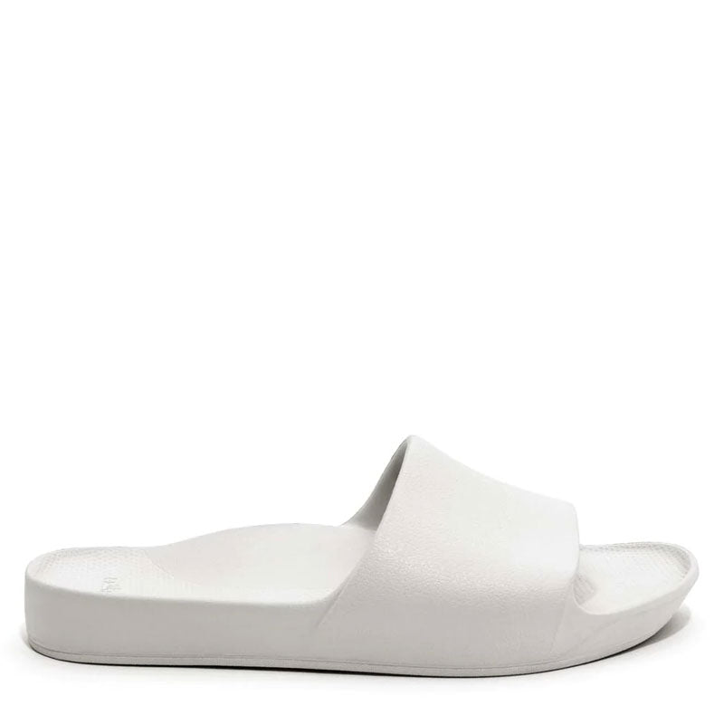 Shop ARCH SUPPORT SLIDES - WHITE by ARCHIES - Ian's Shoes for Women