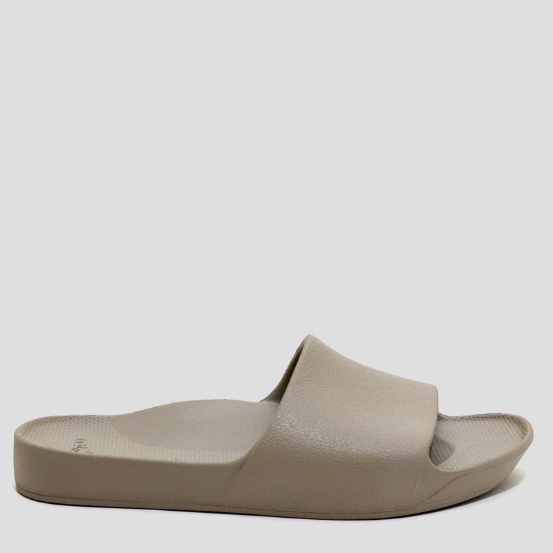 Shop ARCH SUPPORT SLIDES - TAUPE by ARCHIES - Ian's Shoes for Women
