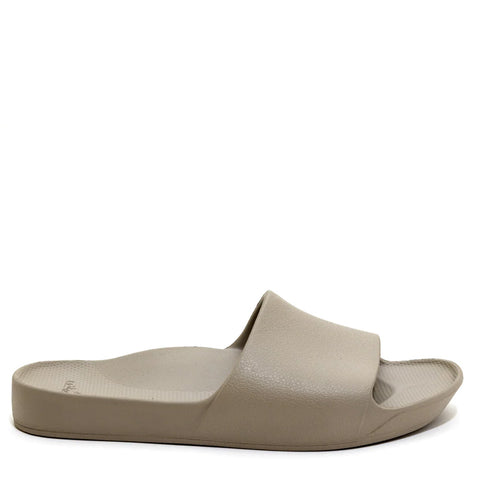 Shop ARCH SUPPORT SLIDES - TAUPE by ARCHIES - Ian's Shoes for Women