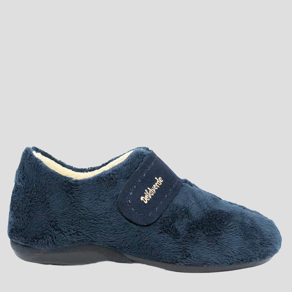 DEVALVERDE SNUGGLES - BLUE SLIPPERS – Ians Shoes for Women